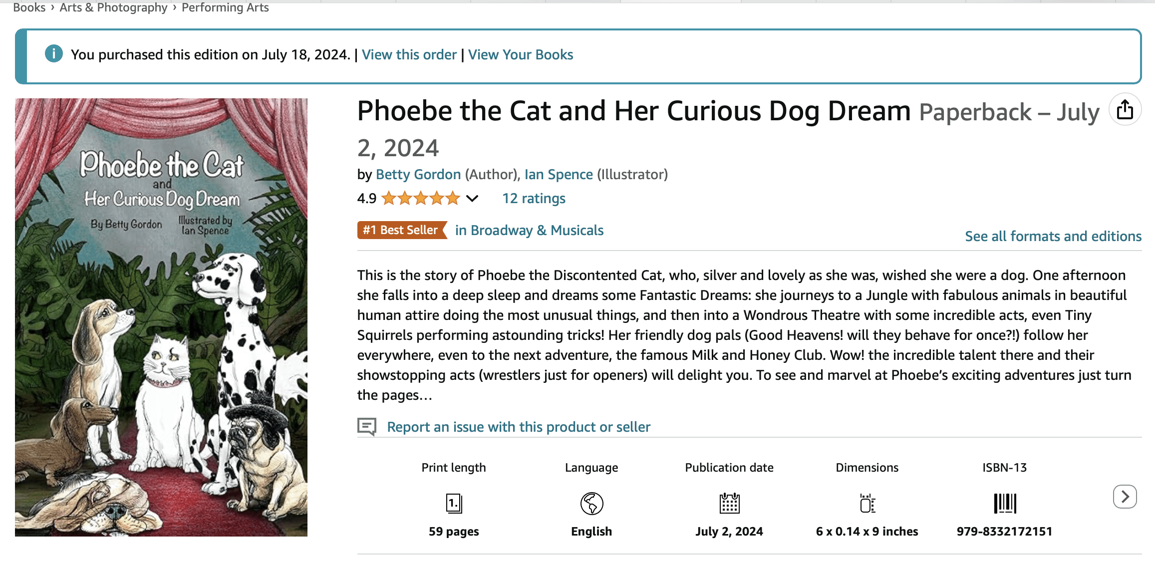 Phoebe rocks all her categories!